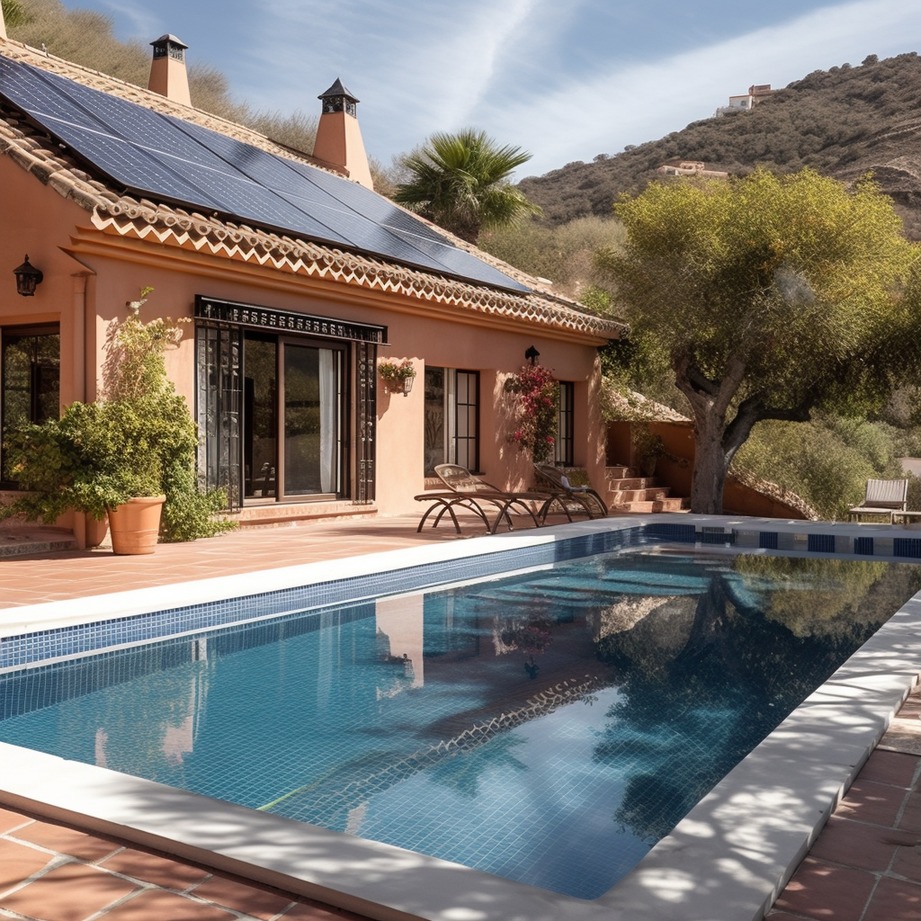 Andalucía solar pool heating | Solar Energy Luxe